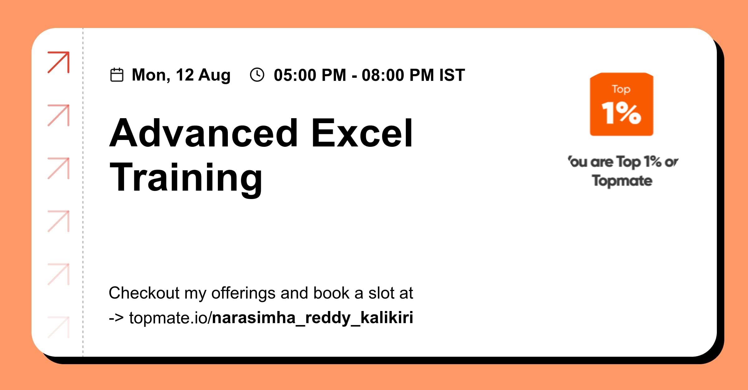 Advanced Excel Training with Narasimha Reddy Kalikiri